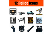 Police Icon Set | Icons ~ Creative Market