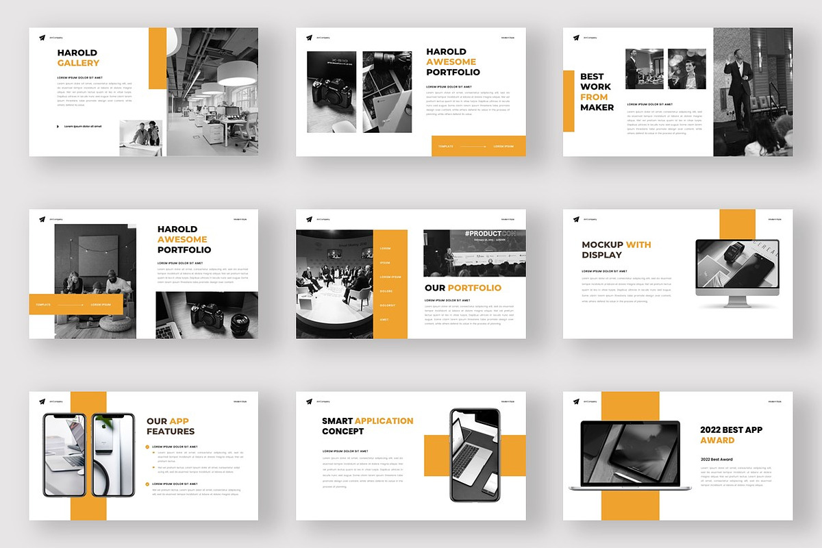 HAROLD - PowerPoint Template | Creative Market