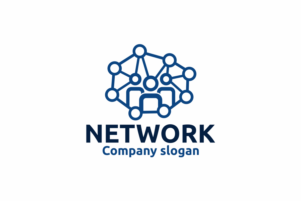 Networking Logo, a Branding & Logo Template by Metrolinevision