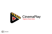 Cinema Play Logo, a Branding & Logo Template by Bintank Studio