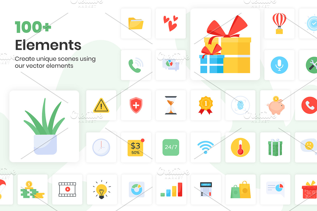 350+ Illustrations Pack