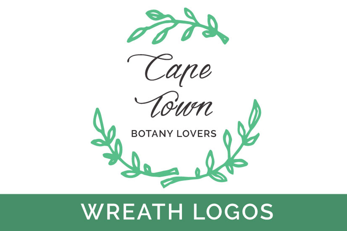 Wreath Vector Logos, a Branding & Logo Template by Zelri