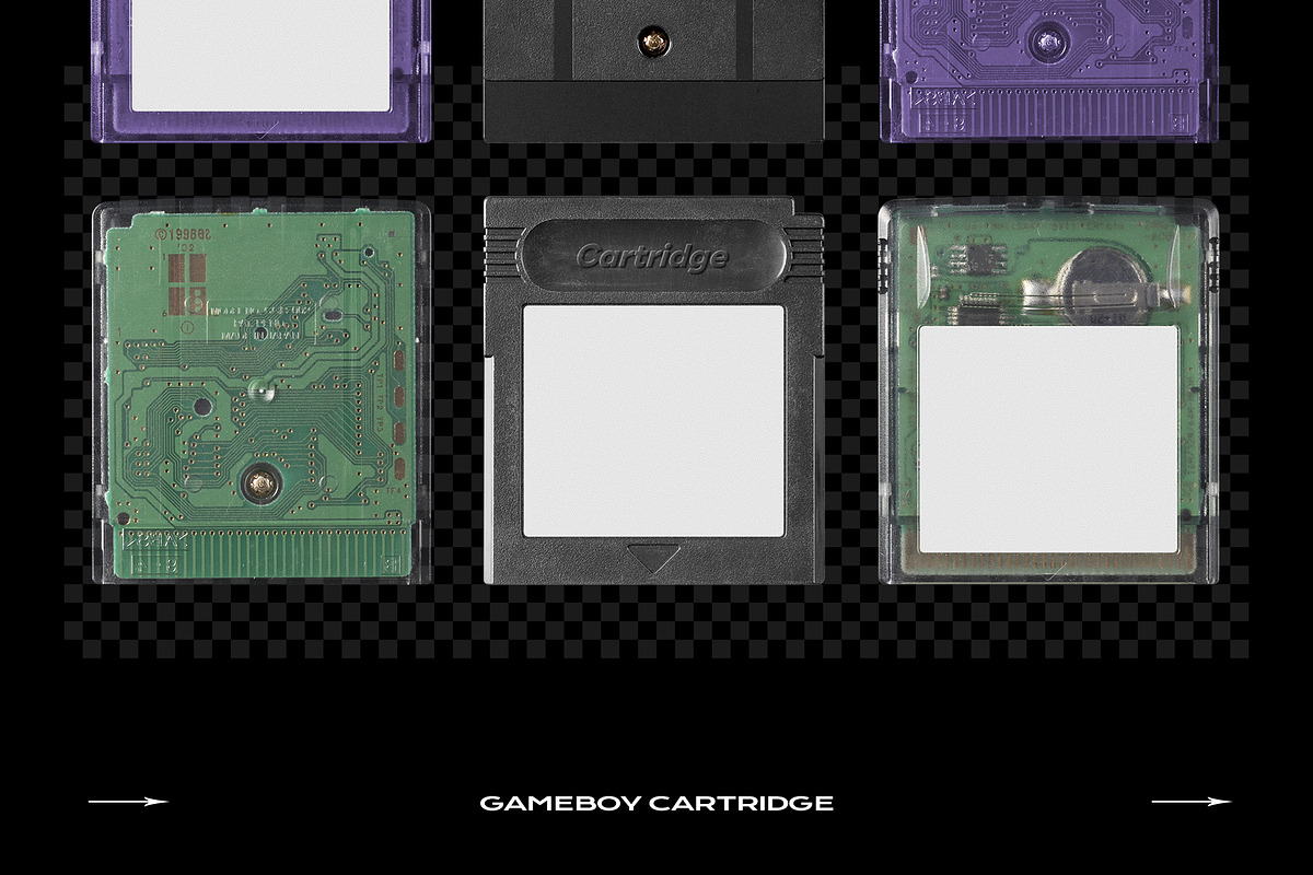 Game Cartridge Mockup Bundle Retro, a Product Mockup by PrintPixel