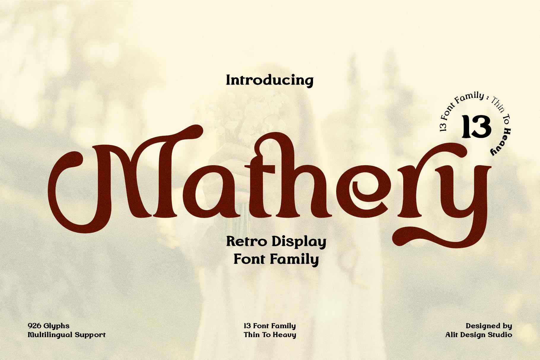Mathery Typeface, a Serif Font by alit design