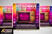 Retro Flyer Template, a Flyer Template by XtremeFlyers
