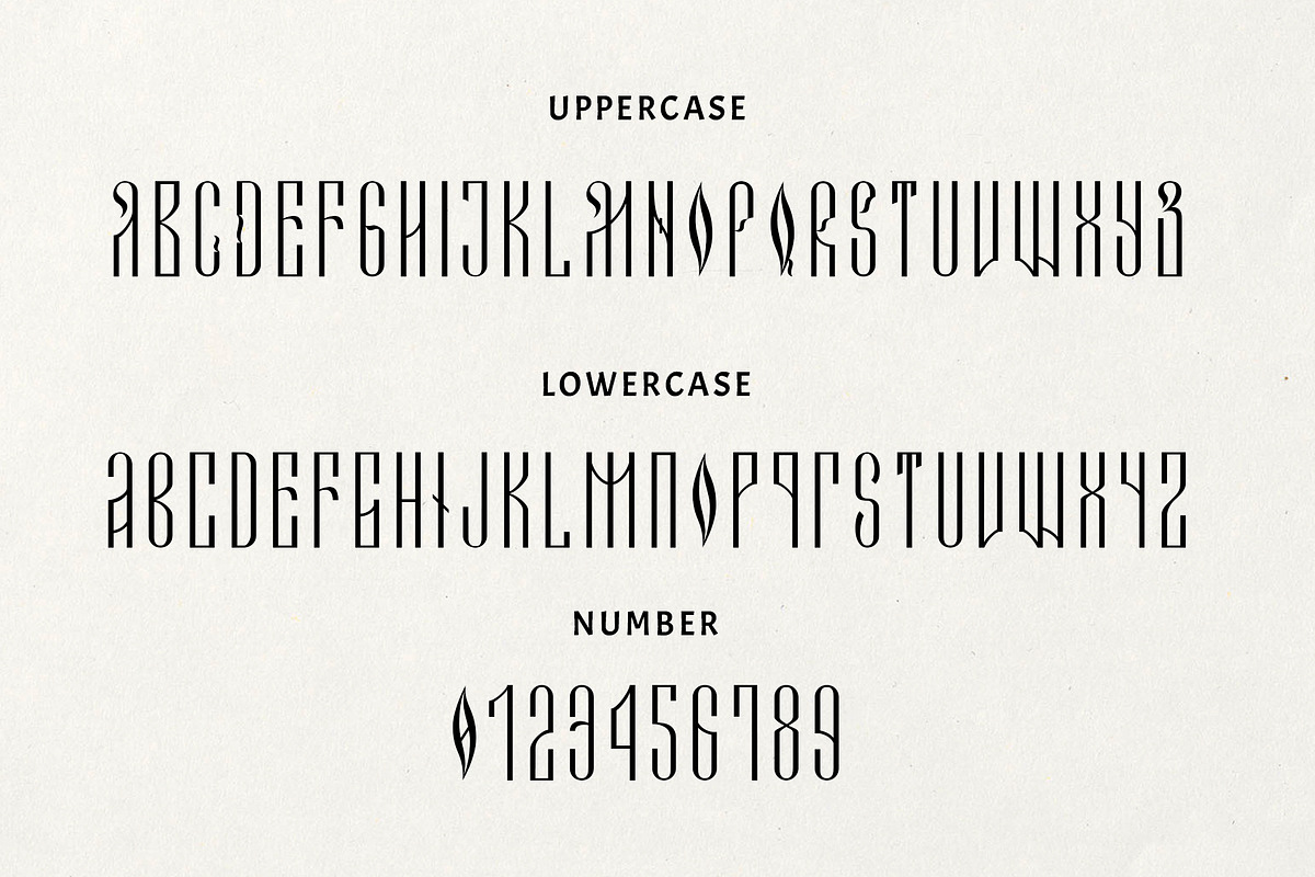 Novodevichi - Russian Letter font, a Blackletter Font by Emyself Design