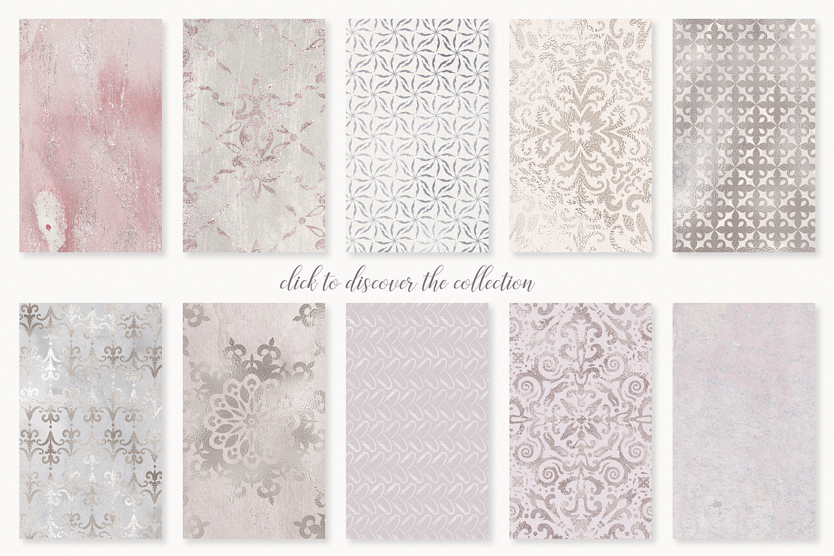 Seamless Shabby Chic Digital Papers