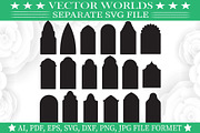 Architectural Arches Svg, Arches Svg, an Object Graphic by VectorWorlds