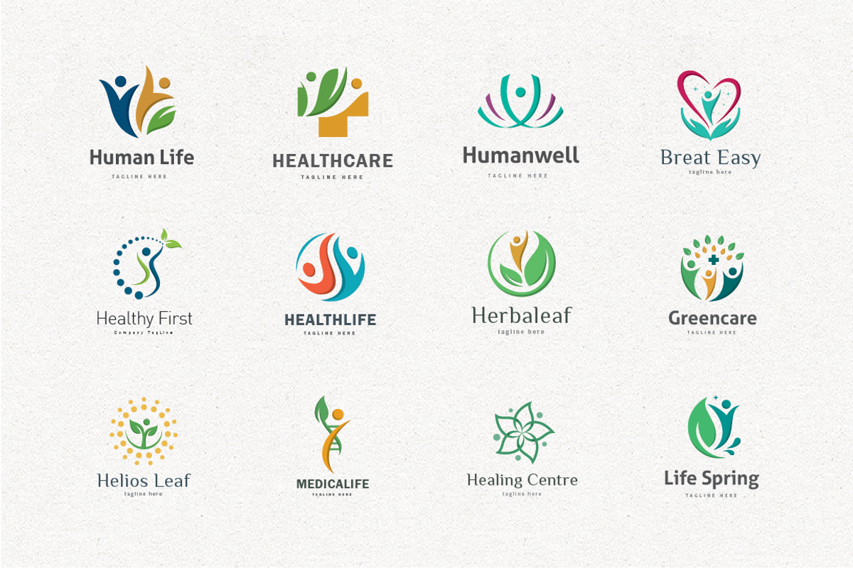 Wellness People Logo Bundle, a Branding & Logo Template by Refolve Design
