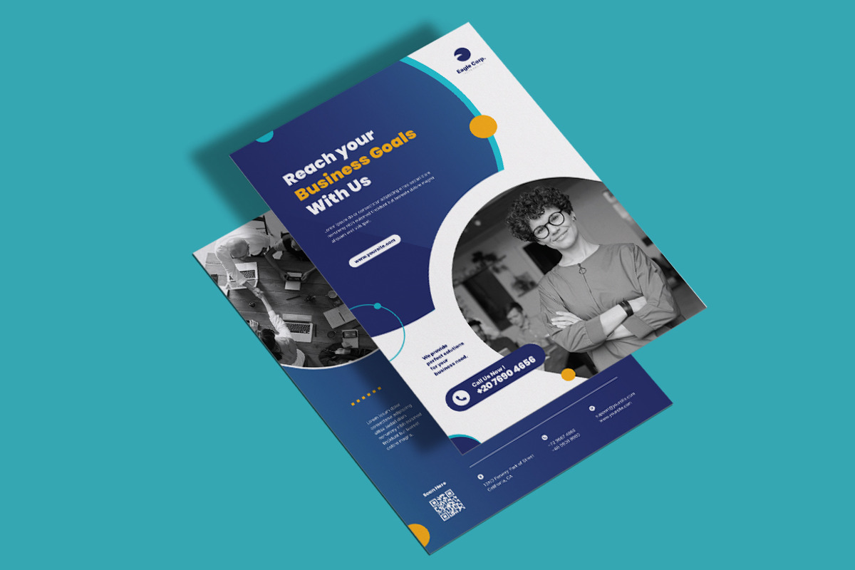 Business Consulting Flyer, a Flyer Template by Rahardi Creative