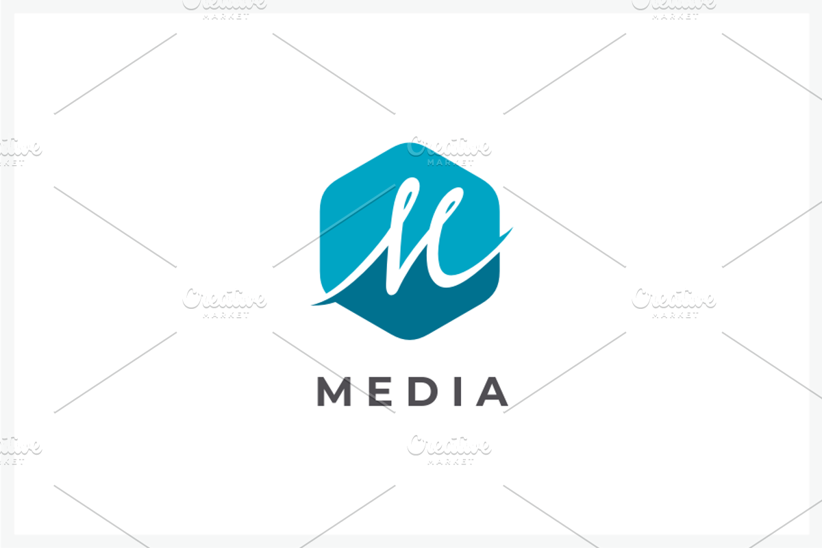 Media - Letter M Logo, a Branding & Logo Template by yopie