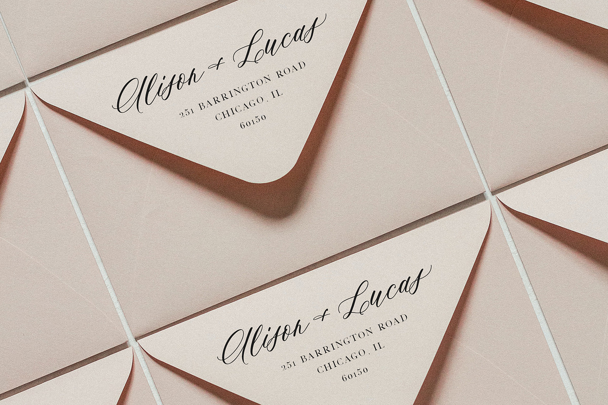 Franchesca |Wedding Calligraphy Font