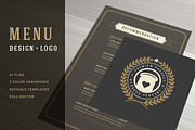 Restaurant Menu with Logo Design, a Brochure Template by Vasya Kobelev