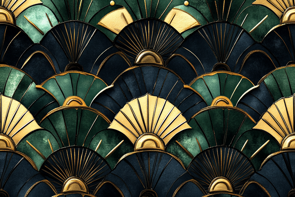 Art Deco Glam Seamless Pattern