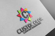 Custo Color /C Letter - Logo, a Branding & Logo Template by Josuf Media