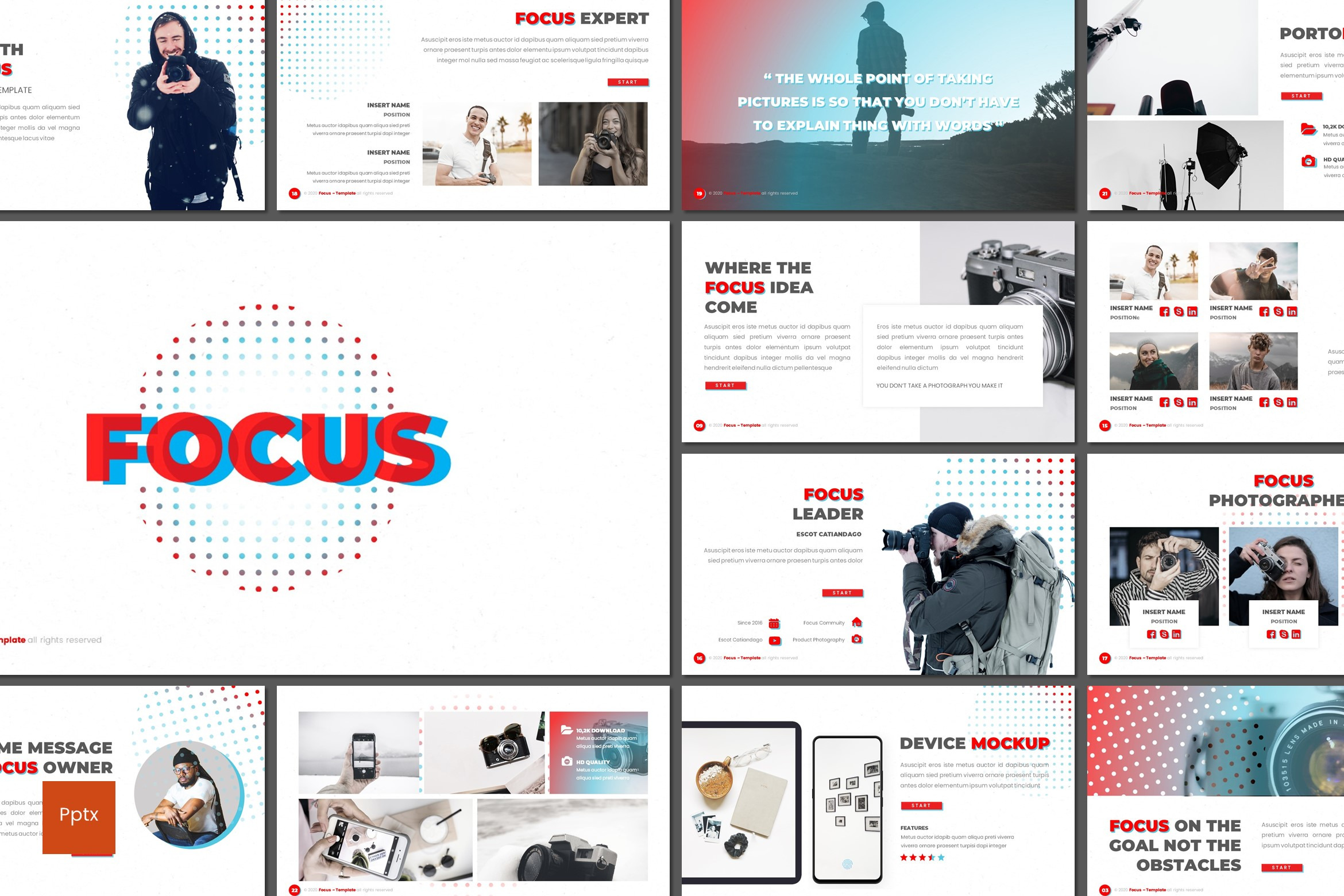 Focus - Powerpoint Template, a Presentation Template by inspirasign