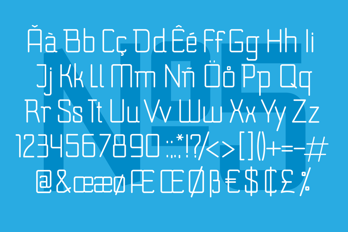 No.5 Vector and OTF, a Sans Serif Font by Fonts by ateliervonau