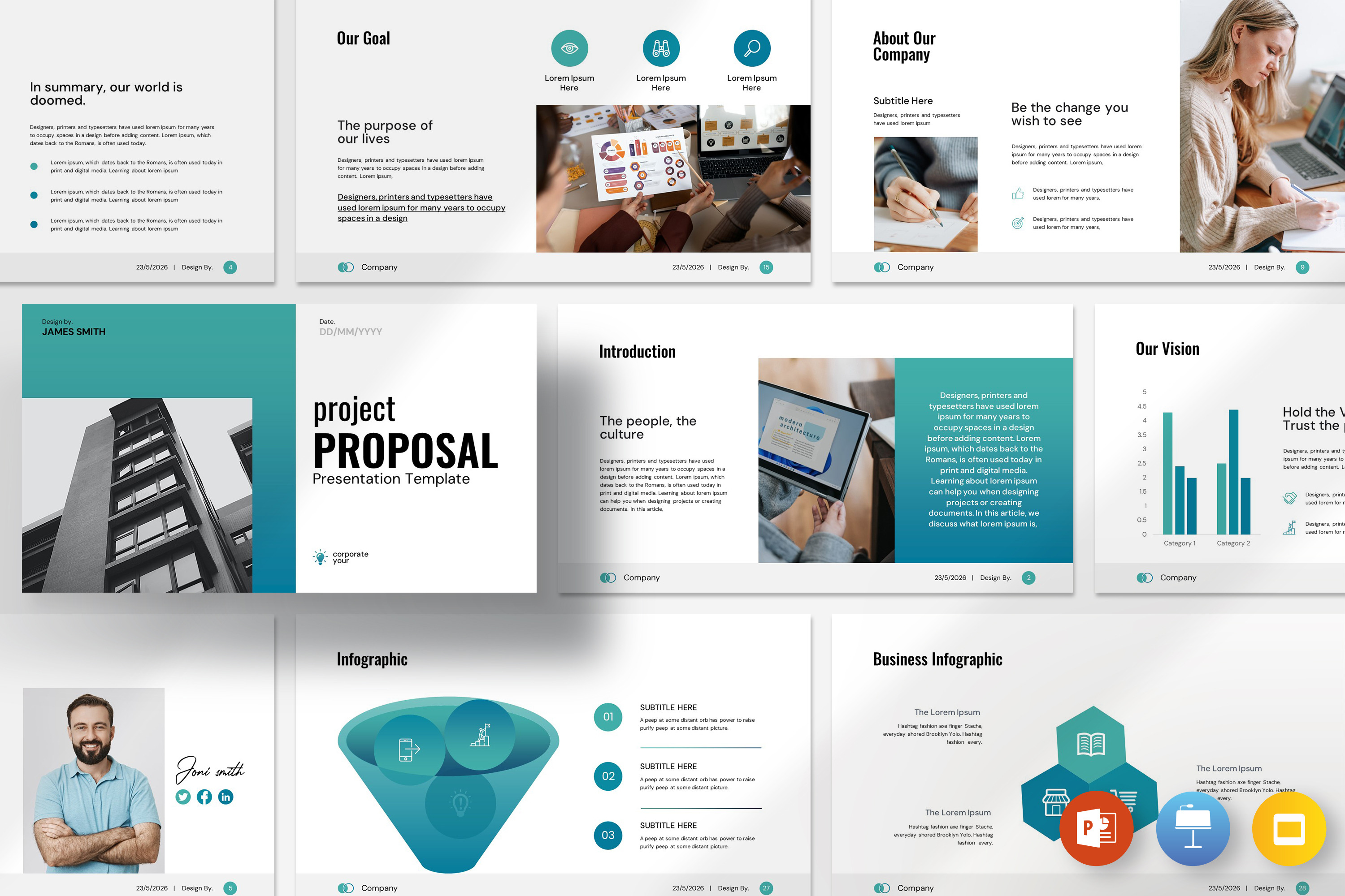Project Proposal Templae, a Presentation Template by evgenystudio ...