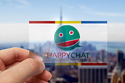Happy Chat Logo, a Branding & Logo Template by Josuf Media