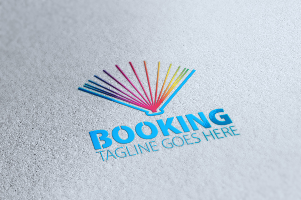 Book Logo, a Branding & Logo Template by essegraphic