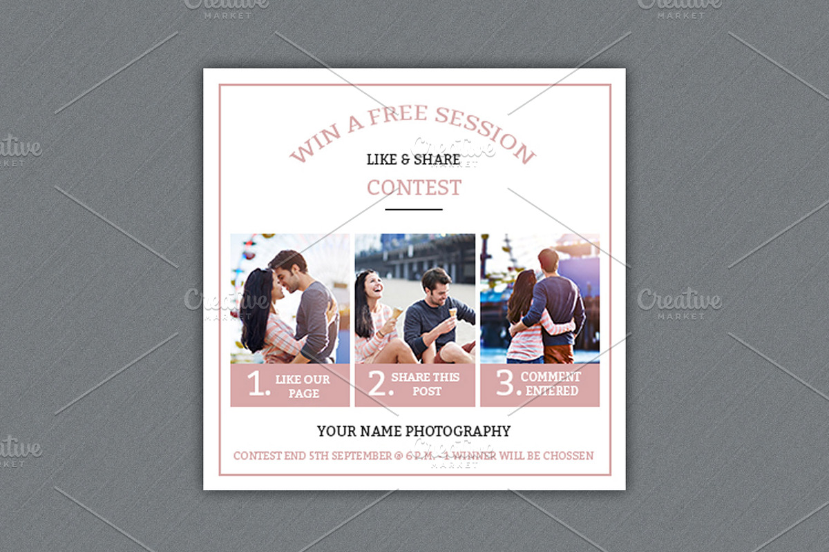 Facebook Promo Marketing Board-V378, a Flyer Template by Template Shop