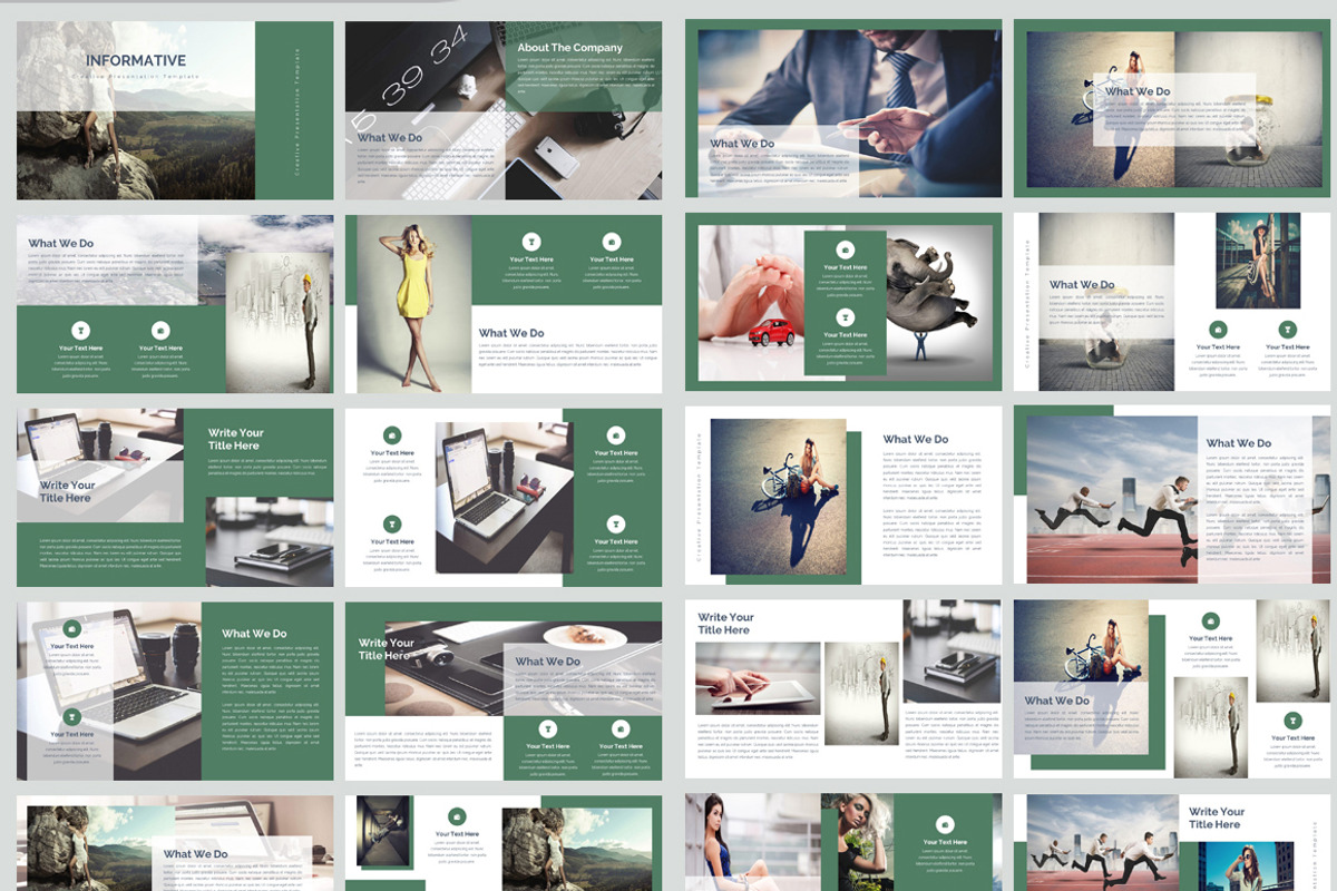Informative Powerpoint Template, a Presentation Template by Creative Slides
