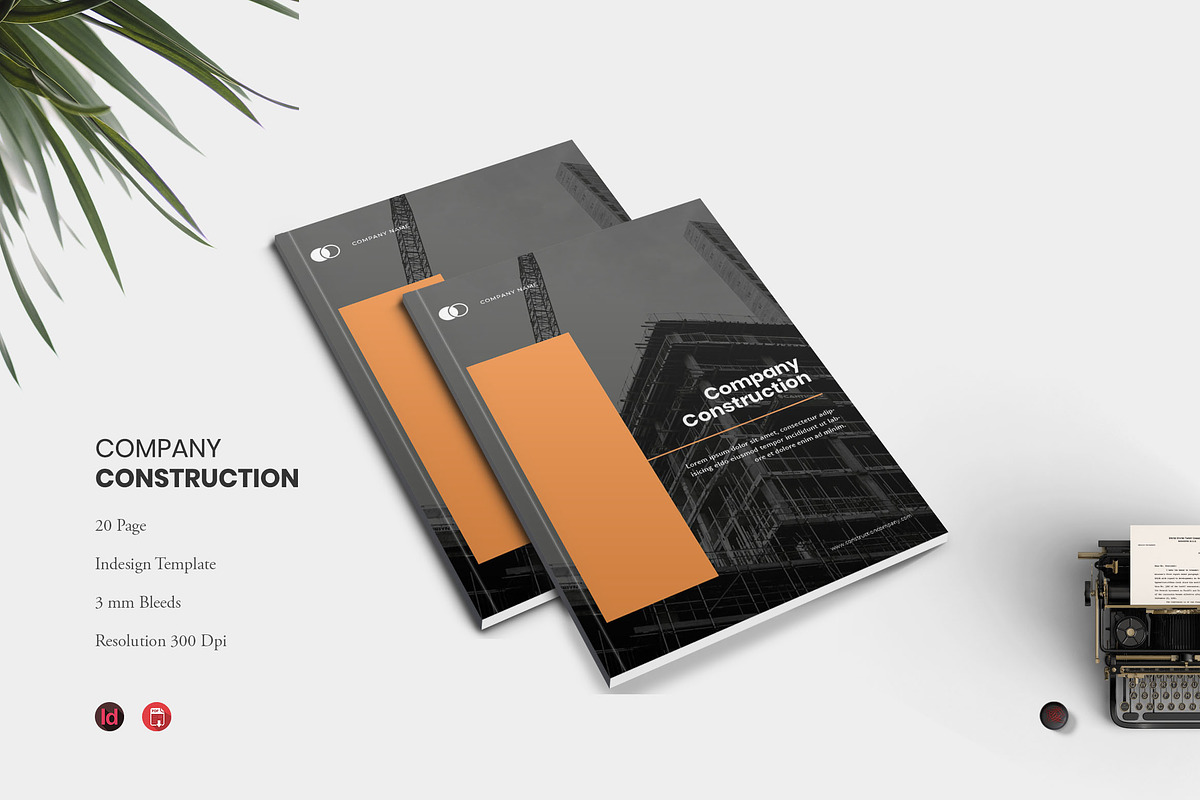 Construction Company, a Magazine Template by AQR Studio