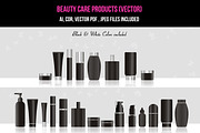 Beauty / Skin Care Products (vector), a Graphic by aivos