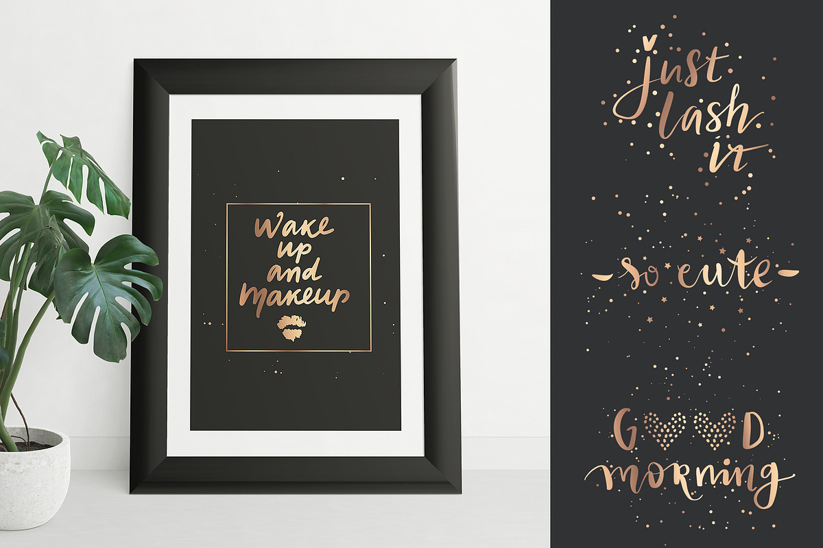 Positive quotes, Cute phrases!, a Decorative Illustration by KVITKA