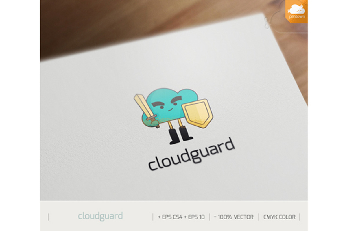Cloud Guard, a Branding & Logo Template by blends.studio