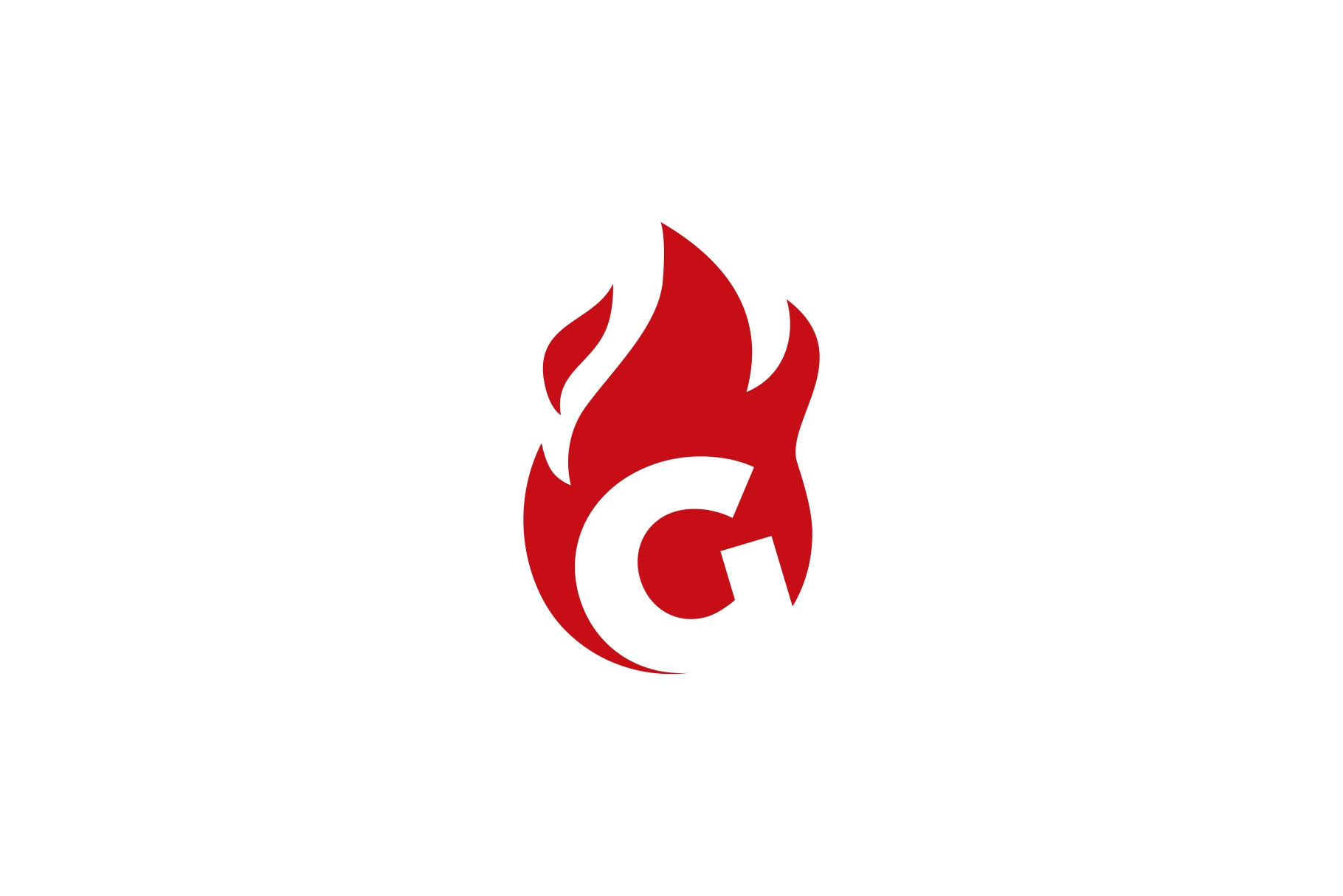 g letter fire flame logo vector icon, a Branding & Logo Template by vastard
