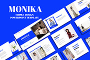 MONIKA Powerpoint Template, a Presentation Template by yanindesign