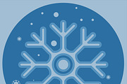 icon of cold sign depicting snowflake, a Decorative Illustration by ...