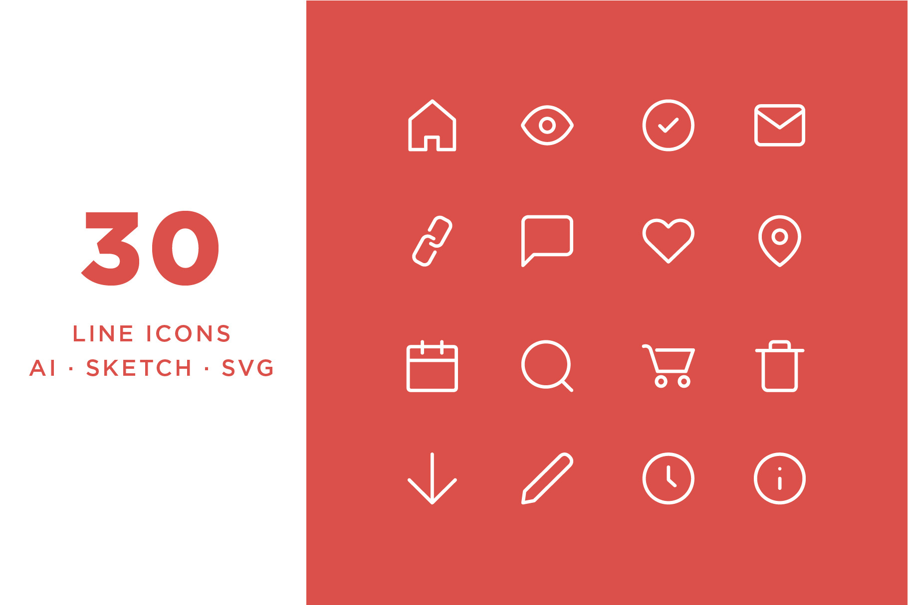 Simple Line Icons, an Outline Icon by Cassandra Cappello