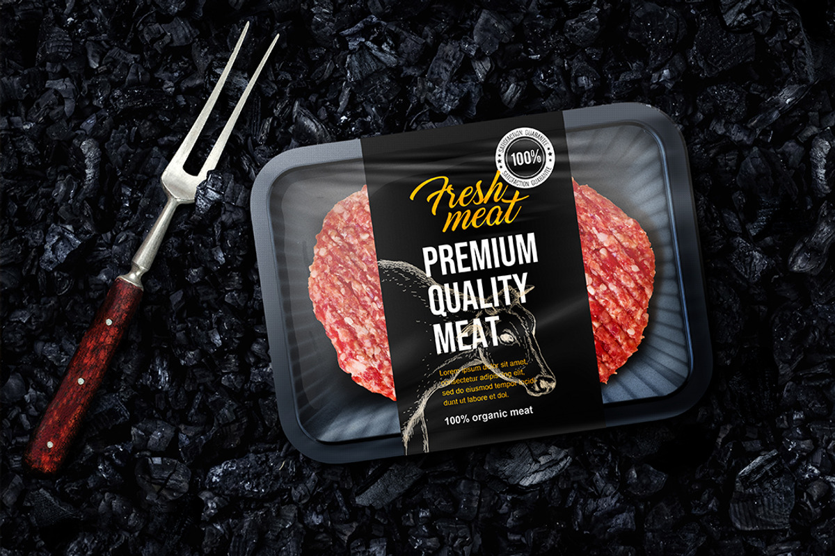 Meat Package Mockup
