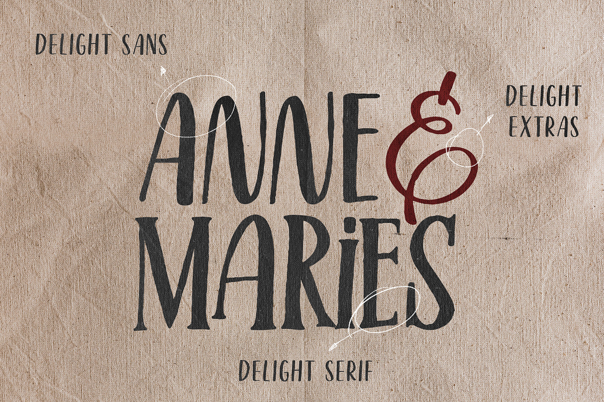 Delight Lettering Bundle, a Sans Serif Font by Konstantine Studio