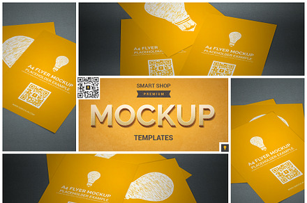 Invitation Card Mockup, a Print Template by Shocky Design Studio