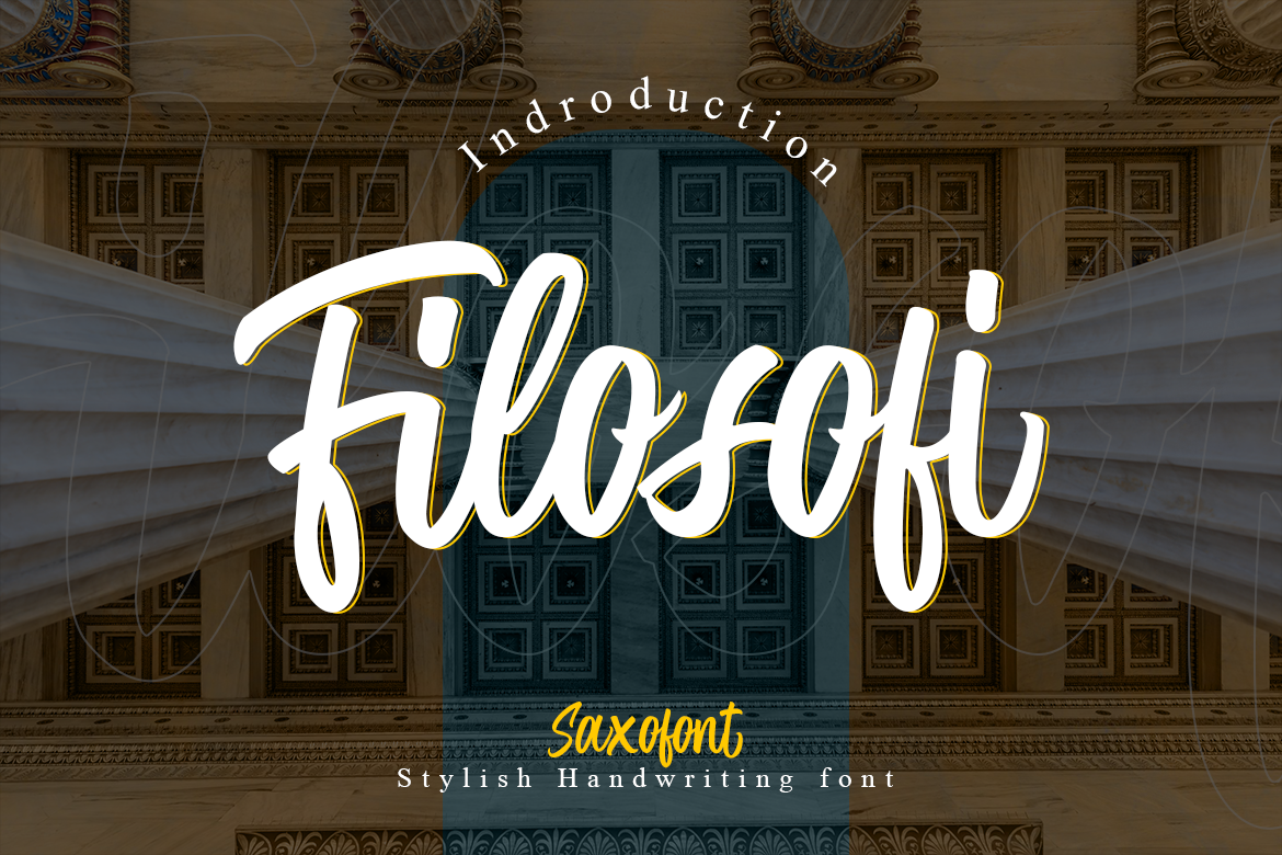 Filosofi - Stylish Handwriting Font