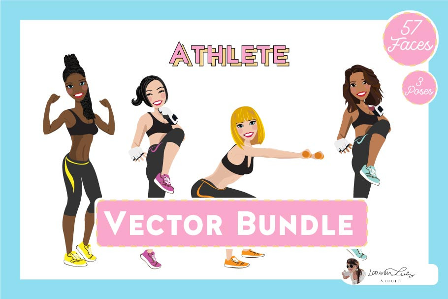 Gym Routine Work Out | Vector Bundle, a Healthcare Illustration by ...