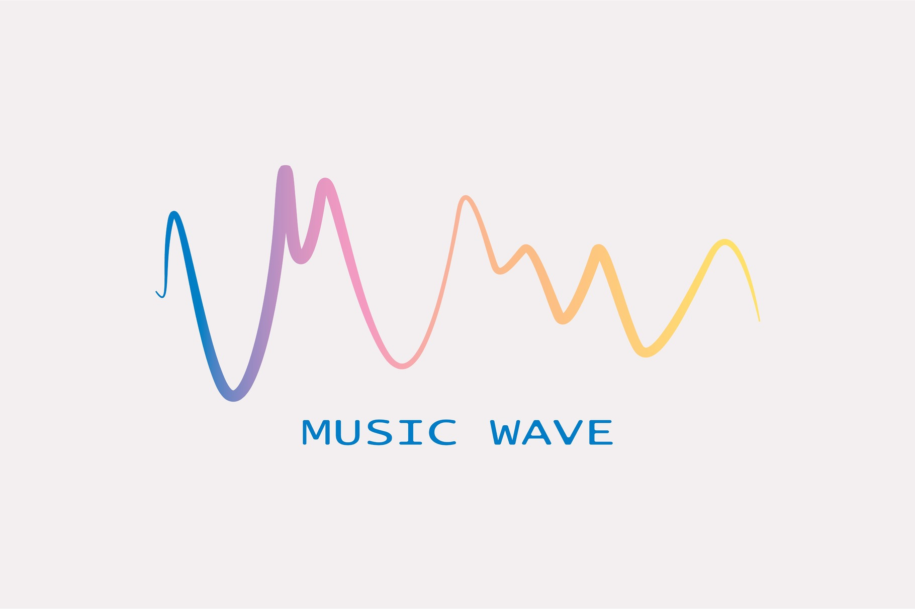 Sound banner. Color logo equalizer, a Technology Illustration by ...