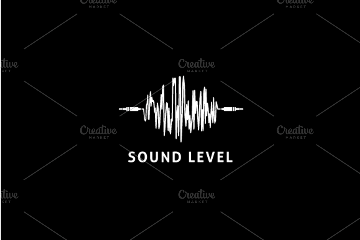 SoundLevel_logo, a Branding & Logo Template by NiklancerShop