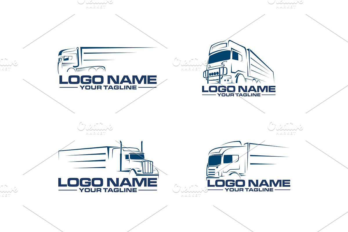 truck trailer logo, a Branding & Logo Template by slLametDesigns