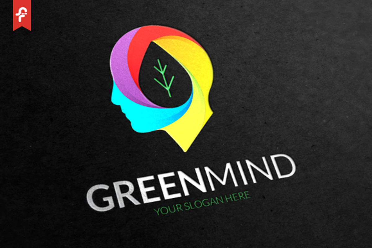 Green Mind Logo, a Branding & Logo Template by ft.studio