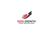 Data Growth Logo Template, a Branding & Logo Template by Logo20