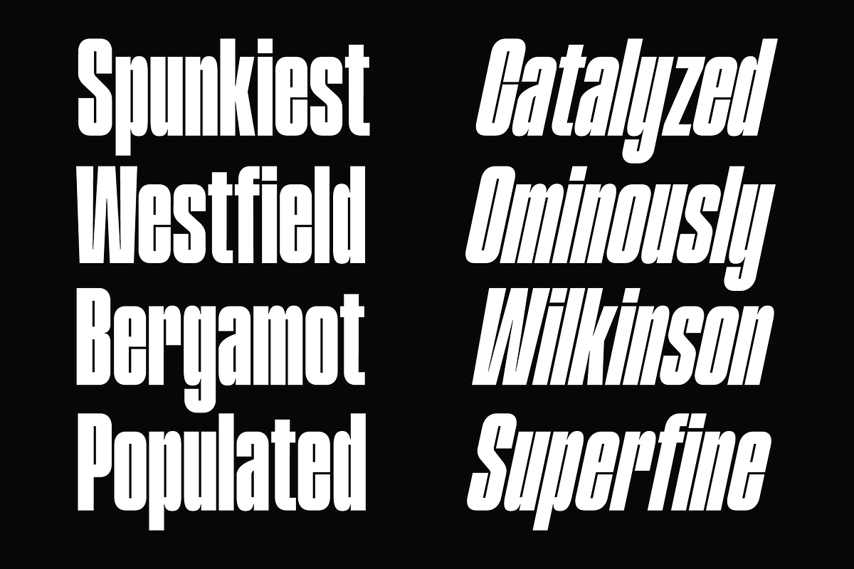 FBS Machro - Condensed Typeface, a Sans Serif Font by Febspace Studio