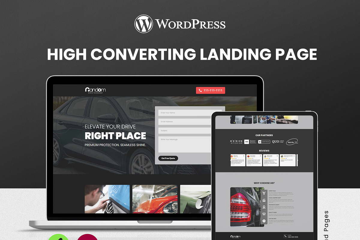 High Converting Landing Page