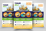 10 Tour Travel Flyers Bundle, a Flyer Template by Business Flyers