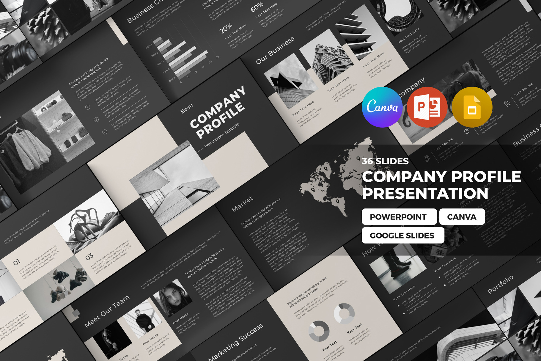 Company Profile Canva Template v1