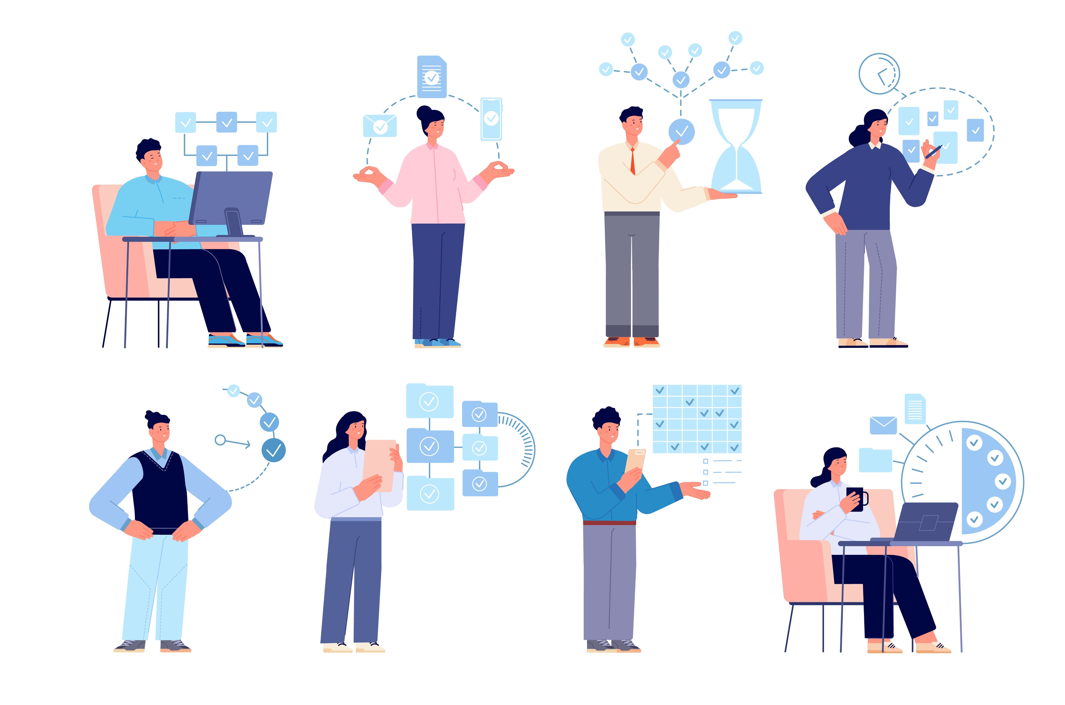 Successful time management, a Graphic by Valerie Bodnar