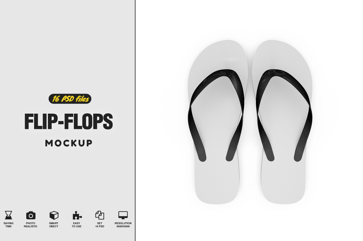 Flip-Flops Mockup, a Product Mockup by PixelMockup